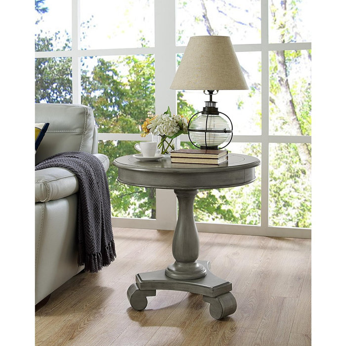 Fleur De Lis Living Annable Pedestal End Table & Reviews | Wayfair